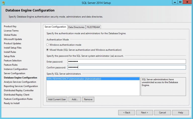 Instalando e configurando o SQL Server 2014 no Windows Server 2012 R2 ...