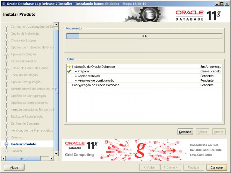 Instalando o Oracle Database 11g R2 no Windows - Dirceu Resende