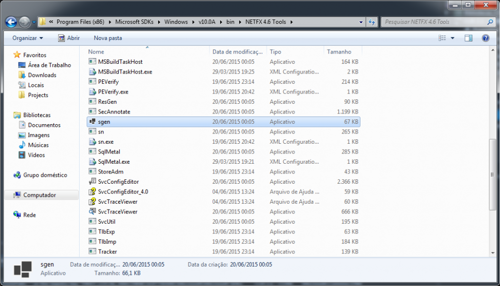 Visual Studio - Resolvendo o problema entre sgen.exe e o SDK do .NET Framework (Erro no Build ...