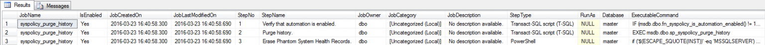 Como listar os Jobs (schedules, commands, steps) via Query no SQL ...