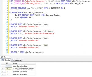 SQL Server 2012 - Trabalhando com Sequences e comparações com IDENTITY ...