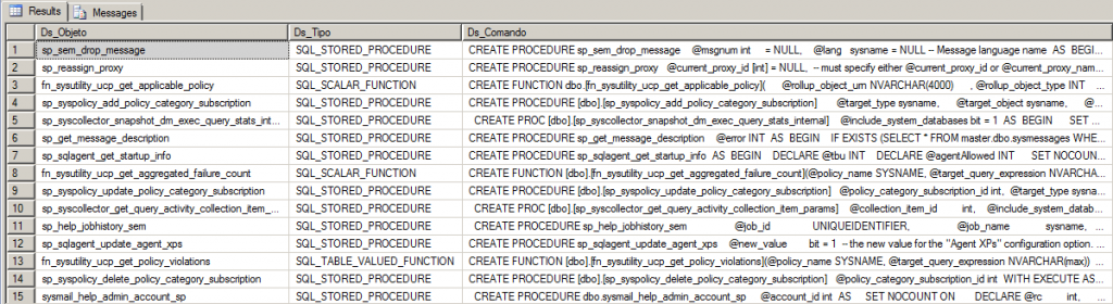 SQL Server - Como exportar o código-fonte de todas as Stored Procedures, Functions, Views e ...