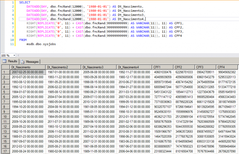 SQL Server - Msg 443 Invalid use of a side-effecting operator ‘rand’ within a function - Dirceu ...