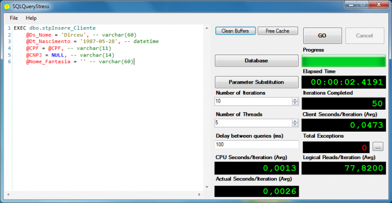SQL Server - Como utilizar a ferramenta SQLQueryStress - Dirceu Resende