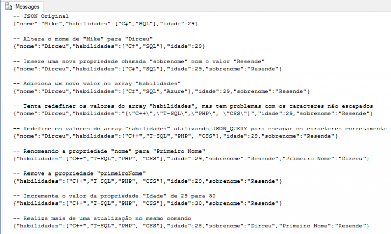 SQL Server 2016 - Utilizando o suporte nativo a JSON (JSON_VALUE, JSON ...