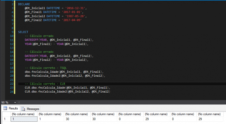 SQL Server - Como calcular a diferença em anos (idade) entre duas datas ...