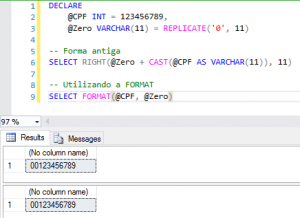SQL Server 2012 - Utilizando a função FORMAT para aplicar máscaras e ...