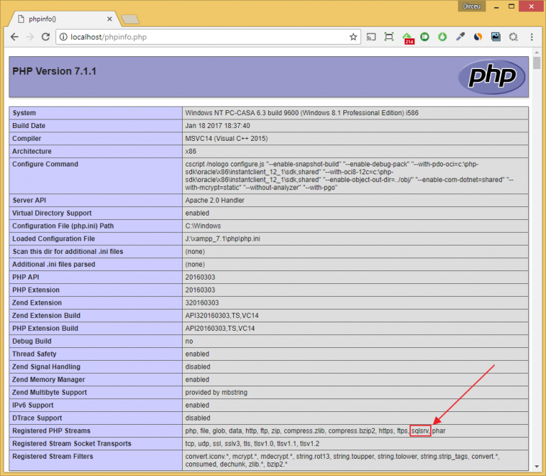Como Conectar No Sql Server Utilizando O Php Xampp E O Driver Pdo No 9409