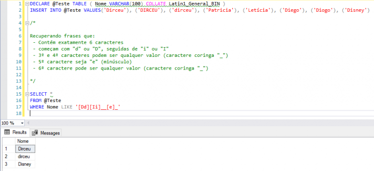 SQL Server - Como utilizar expressões regulares (RegExp) no seu banco de dados - Dirceu Resende