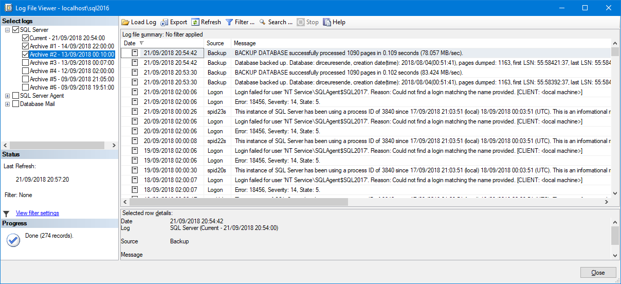 SQL Server - Utilizando a traceflag 3226 para evitar a gravação de ...