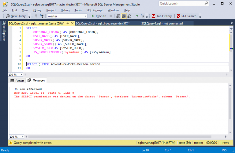 SQL Server - Como utilizar o EXECUTE AS para executar comandos como ...