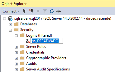 SQL Server - Como desativar o login "sa" minimizando impactos - Dirceu ...