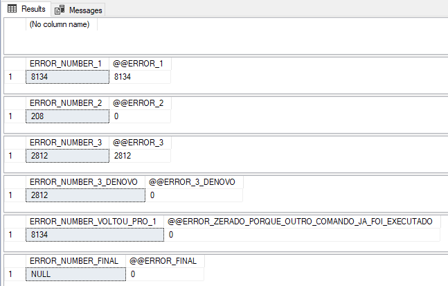 SQL Server - Qual a diferença entre @@ERROR e ERROR_NUMBER() ? - Dirceu ...