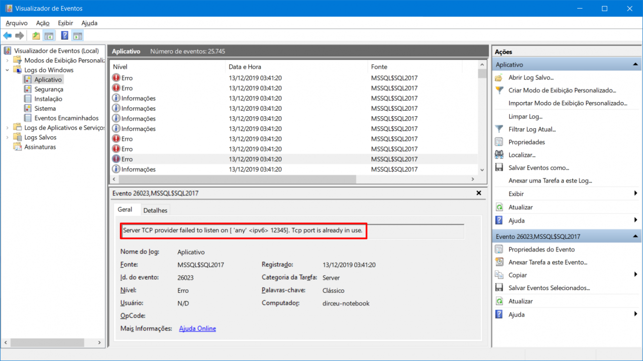 SQL Server - TCP Dynamic Ports vs TCP Port (Porta dinâmica x Estática ...