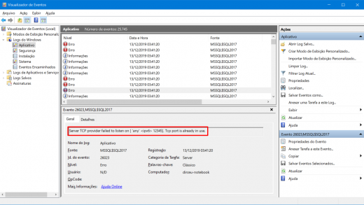 SQL Server - TCP Dynamic Ports vs TCP Port (Porta dinâmica x Estática ...