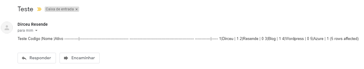 SQL Server - Como enviar o conteúdo de uma tabela ou query no corpo do ...