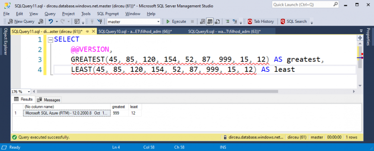SQL Server - As "novas" funções GREATEST e LEAST - Dirceu Resende