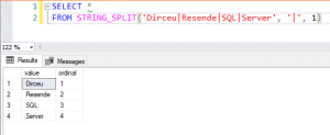 Azure SQL Database - Função STRING_SPLIT finalmente ganha parâmetro ...