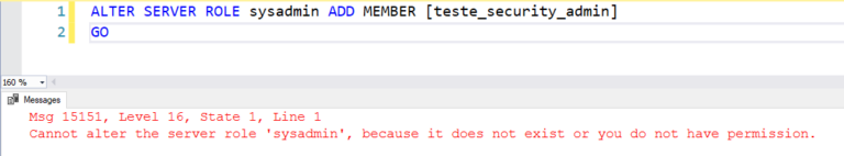SQL Server - Cuidado com a server role securityadmin! Utilizando ...