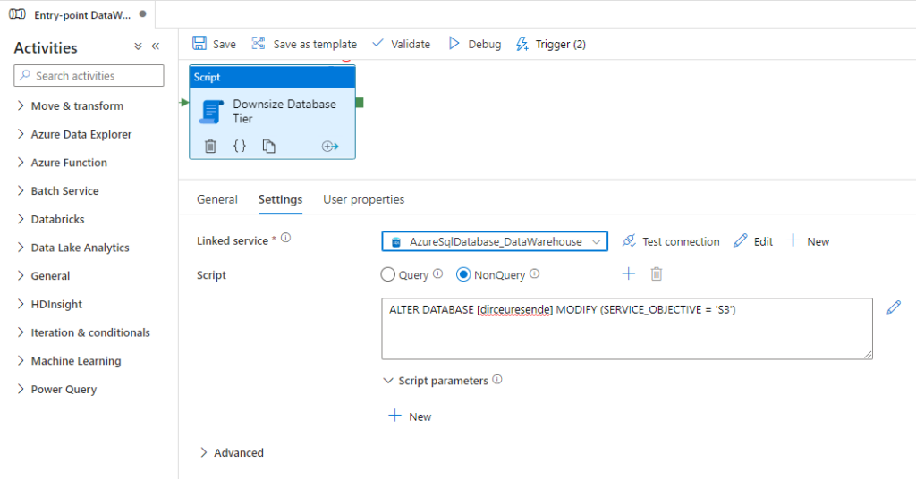 Azure Data Factory (ADF): Como alterar o Service Objective e redimensionar um Azure SQL Database ...