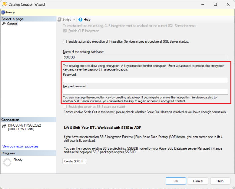 SQL Server - How to reset and recover the SSIS catalog password (SQL Server master key) - Dirceu ...