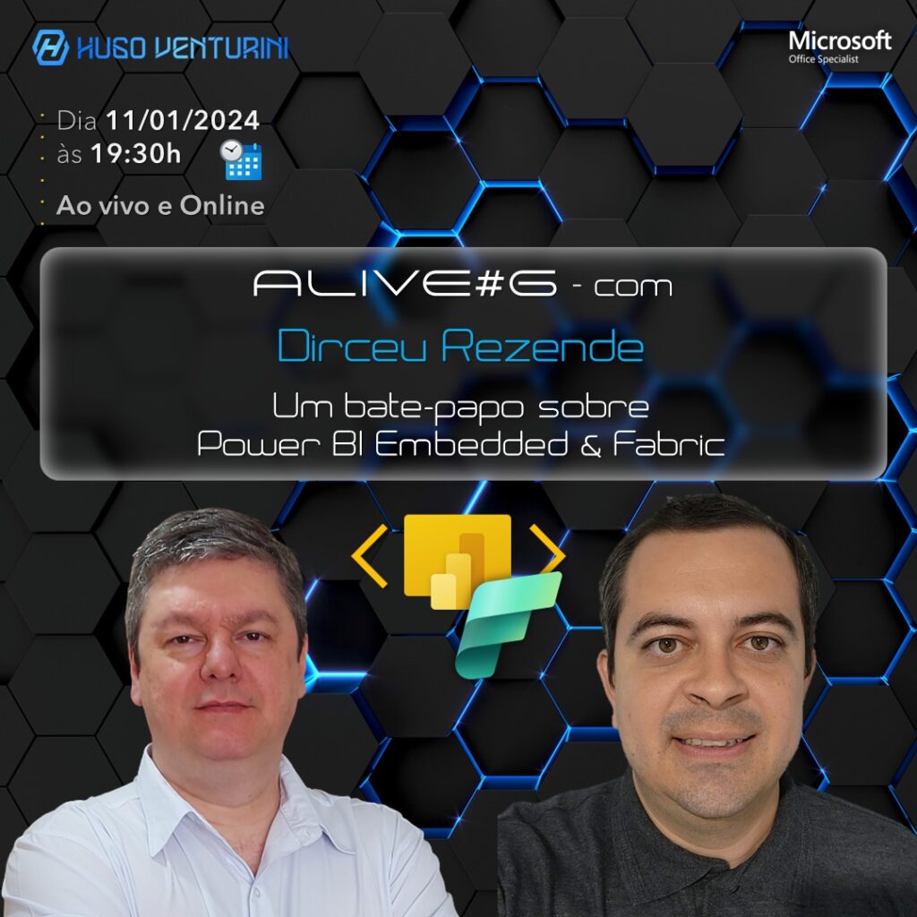 [Live 10/01] - Power BI: como reduzir o custo de licenciamento com Embedded + Fabric? - Dirceu ...